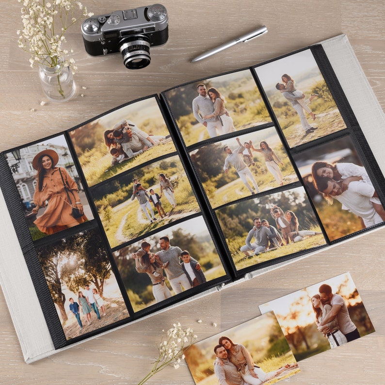 Personalized Photo Album With Sleeves for 4x6 Photos Large - Etsy