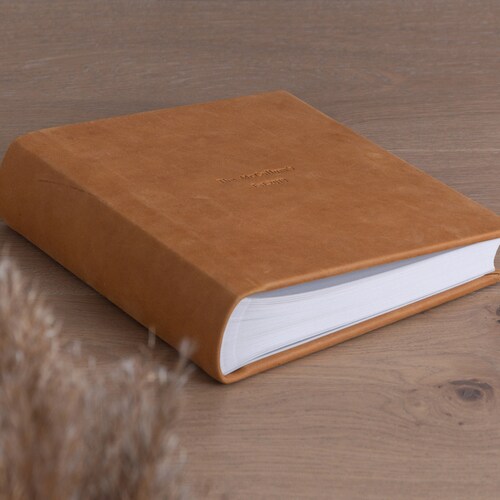 Bespoke Large Leather Wedding Album | Etsy