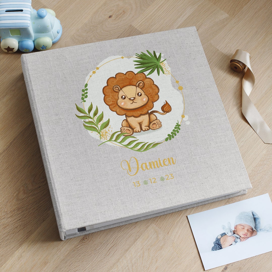 Personalized Baby Photo Album Self Adhesive Baby Scrapbook - Etsy