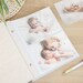 Personalized Baby Photo Album With Sleeves for 40-400 4x6 or 5x7 Photos ...