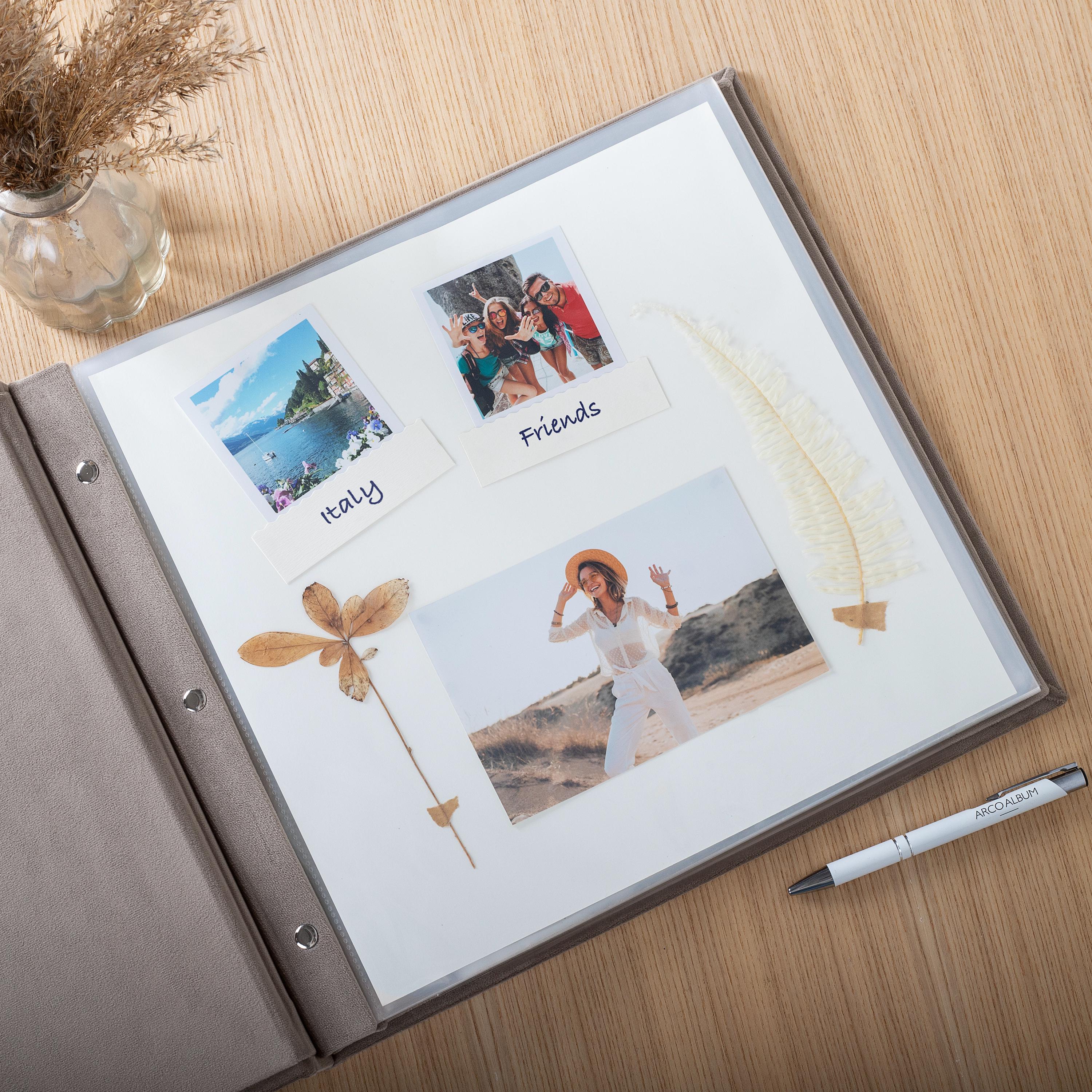 12x12 Personalized Scrapbook Album | Rustic Family Memory Album ...