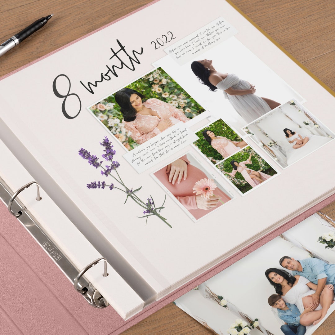 Velvet Personalized Scrapbook Album With Self-adhesive Pages, Blush ...