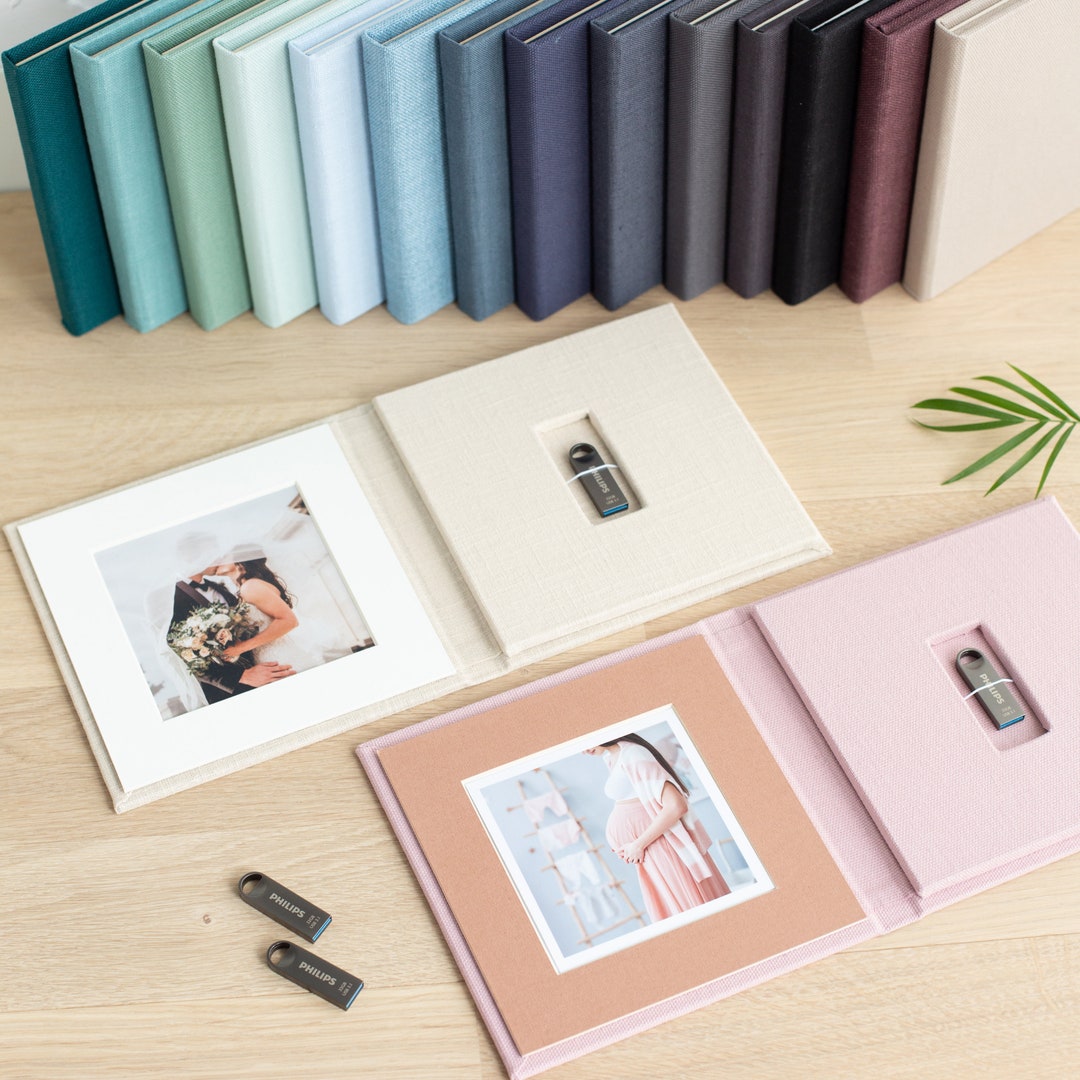 Wedding USB Drive and Box, USB Packaging for Photographers Random ...