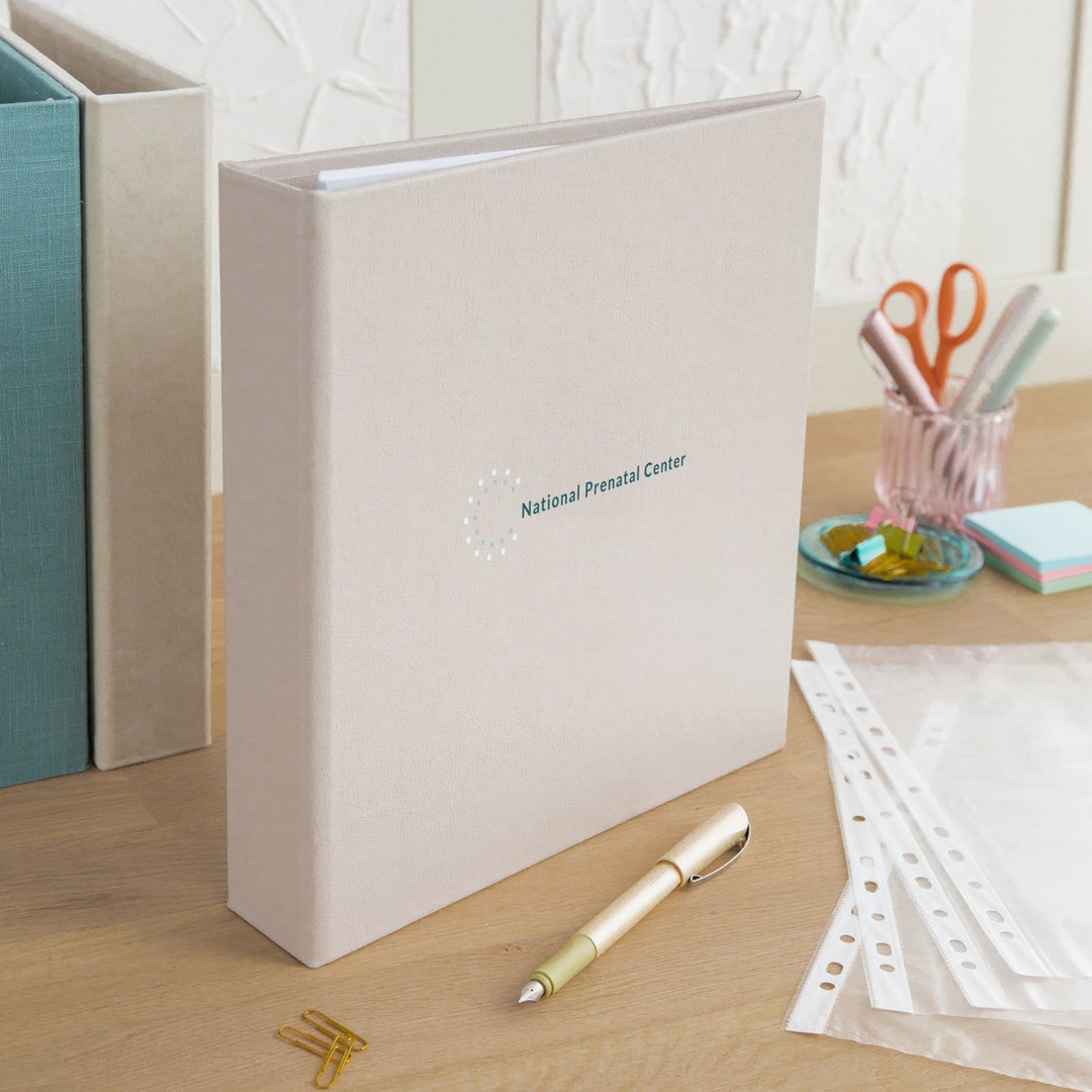 Ring Binder With 2-3-4 Rings, Personalized Ring Binder Portfolio, Hard ...