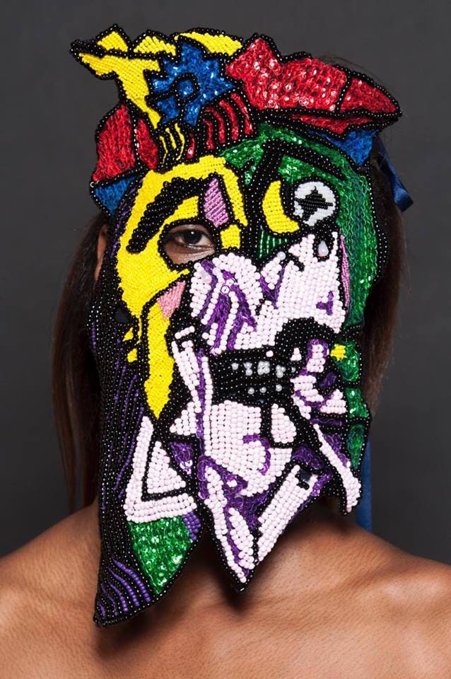 Art Mask Mask Picasso Mask Fashion Mask Head Piece | Etsy