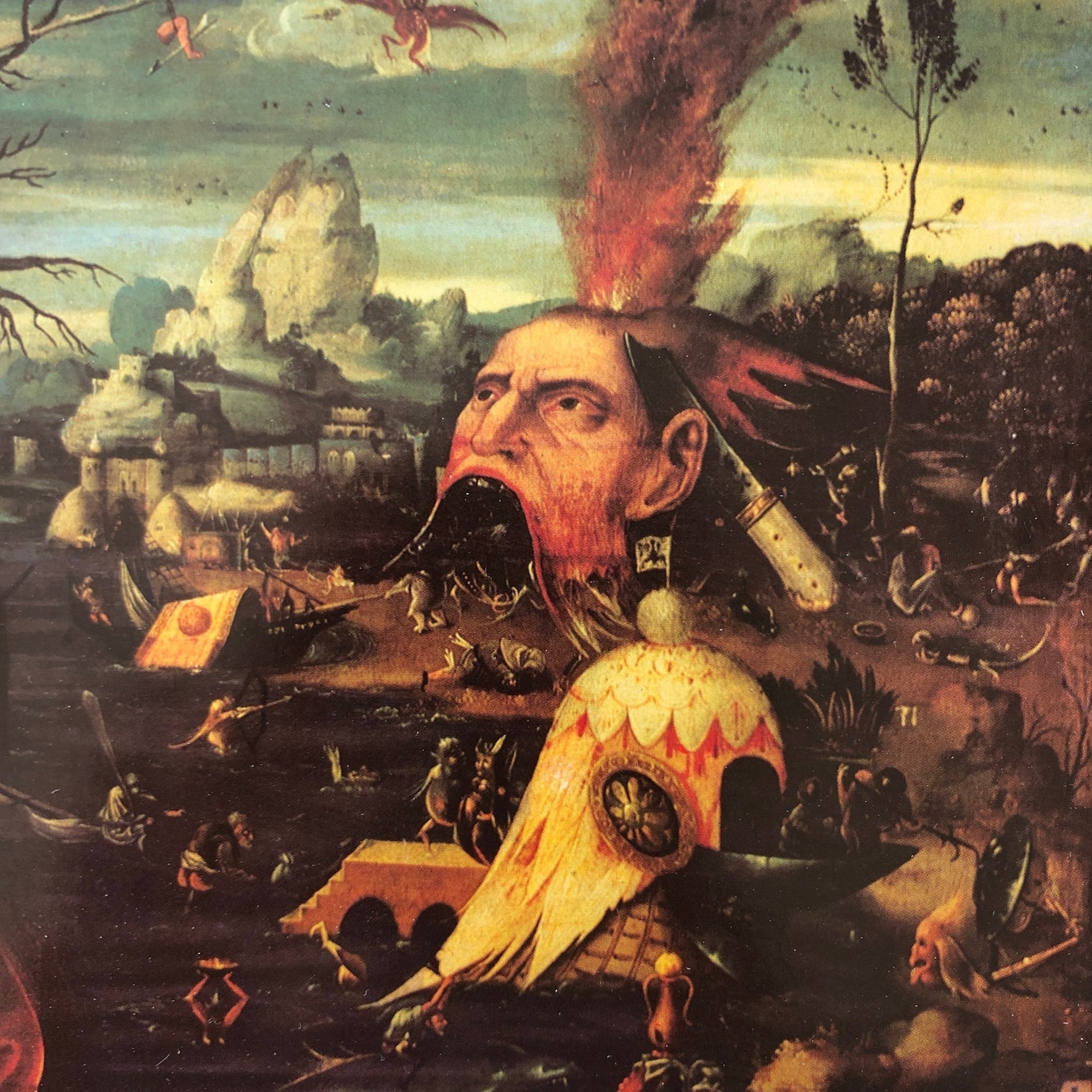 Satan Lucifer Devil Krampus Serpent Beelzebub Art Dark Gothic - Etsy