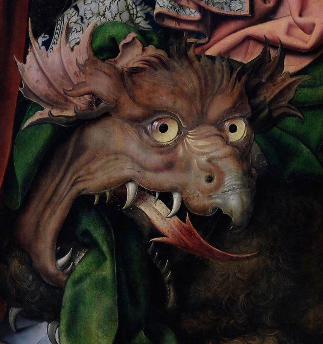 Satan Lucifer Devil Krampus Serpent Beelzebub Art, Dark Gothic Art ...