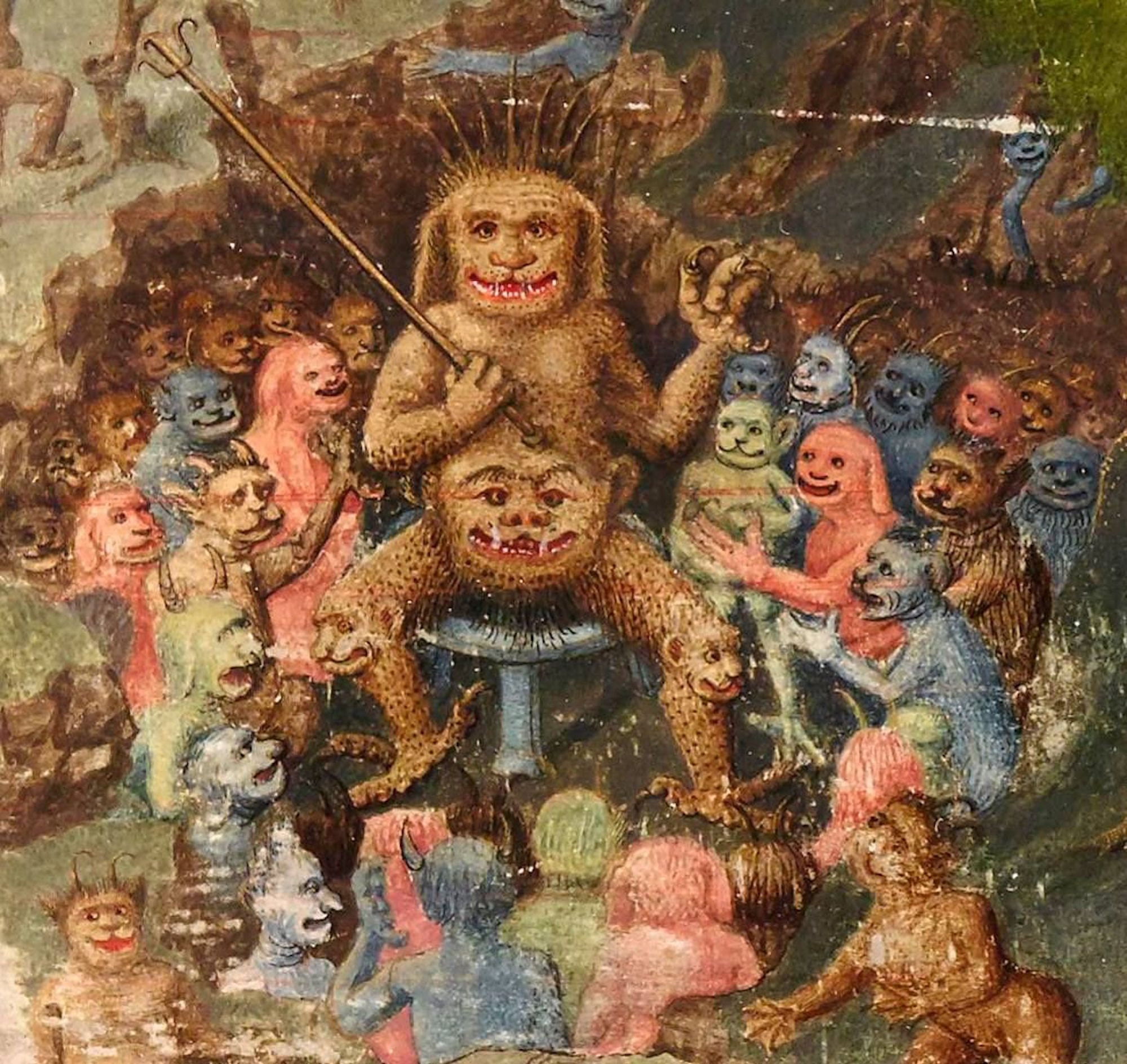 Art & Collectibles satan Lucifer devil baphomet krampus serpent ...