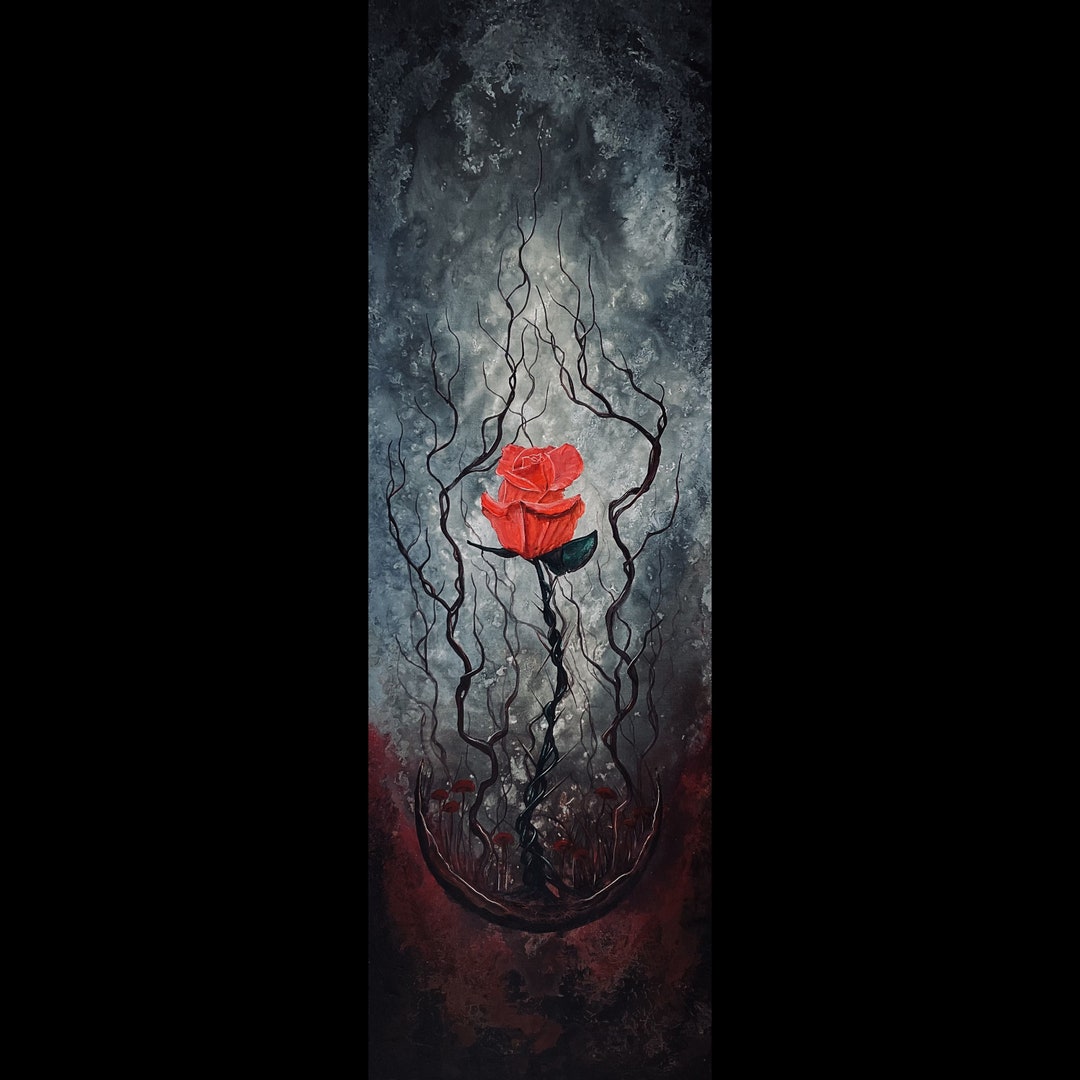 Soul Serendipity Digital Art Download Rose Flower W/ Thorns Emerging ...