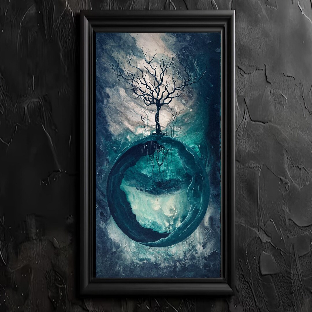 End of the Beginning - Printable Art - Mystical Tree of Life Emerging ...