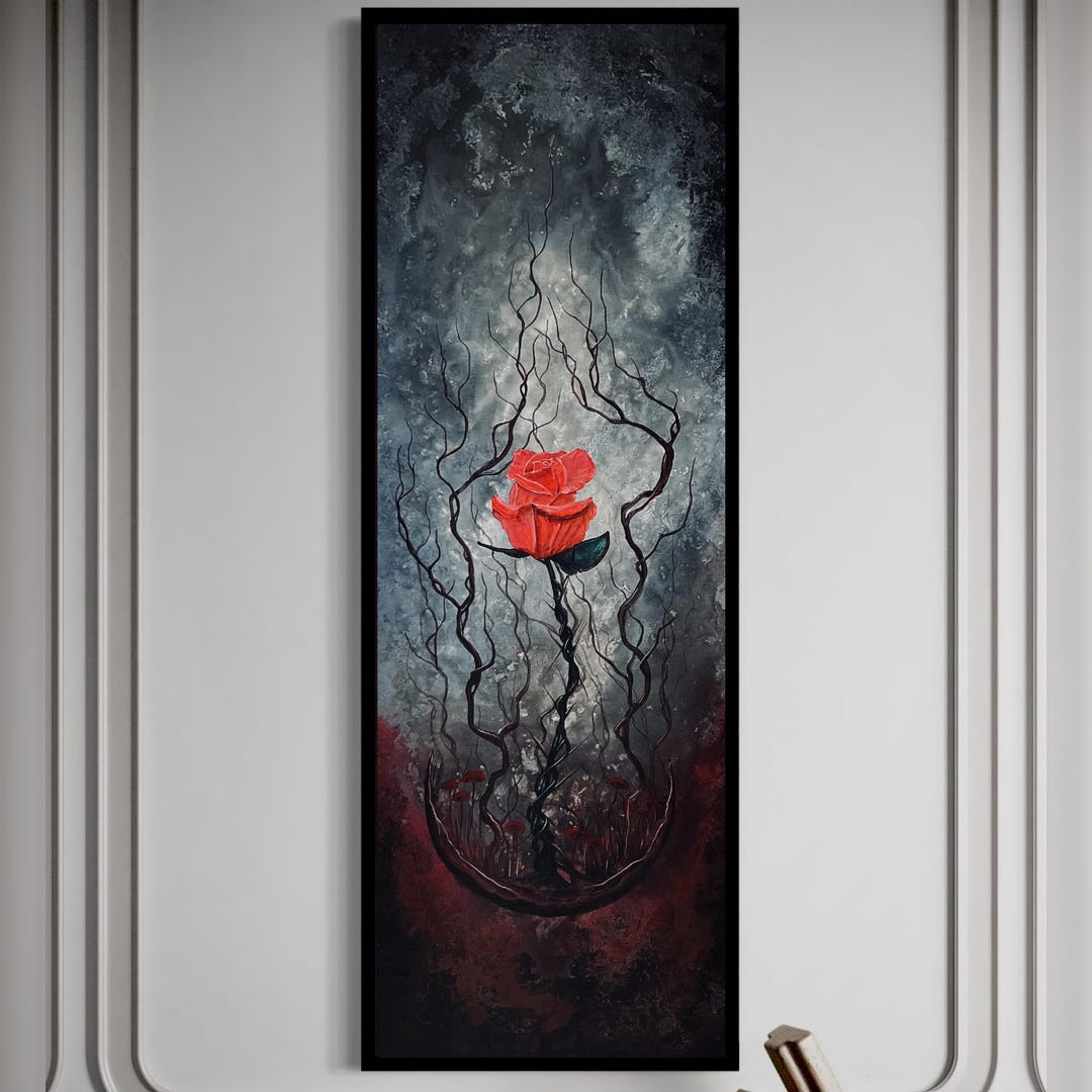 Soul Serendipity - Printable Wall Art Download - Rose Flower W/ Thorns ...