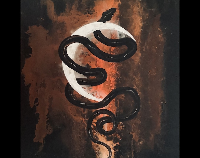 The Moon is Mine - Printable Digital Art Download - Dark Serpent ...