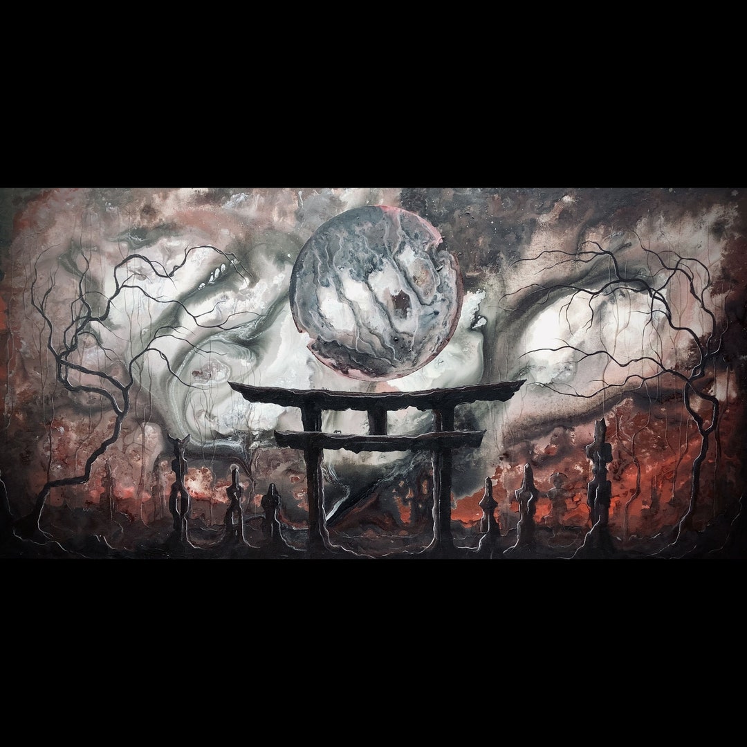 The Arcane Path Lustrous Art Print Dark & Mysterious Gate Rises in ...