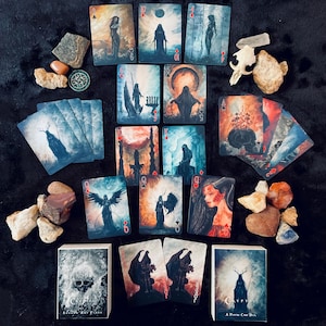 Cryptic - Classic 52-card Poker Playing Deck Featuring Dark Cloaked ...