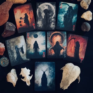 Cryptic - Classic 52-card Poker Playing Deck Featuring Dark Cloaked ...