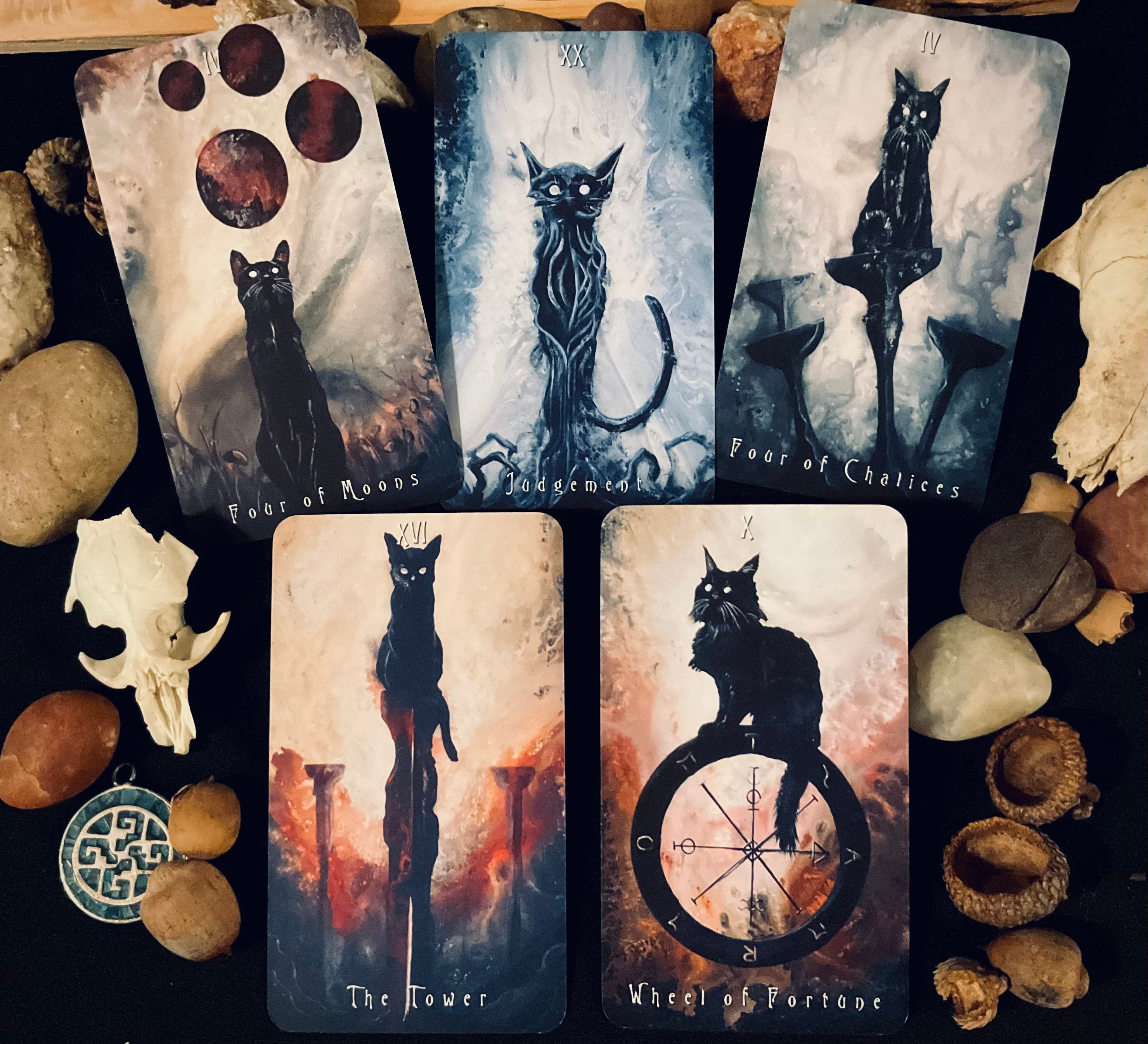 SIX Deck Mega Bundle - Three Tarot & Three Oracle Decks - Shadowy ...