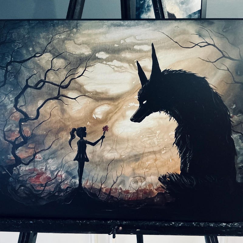 Dark Horror Original Art - Etsy