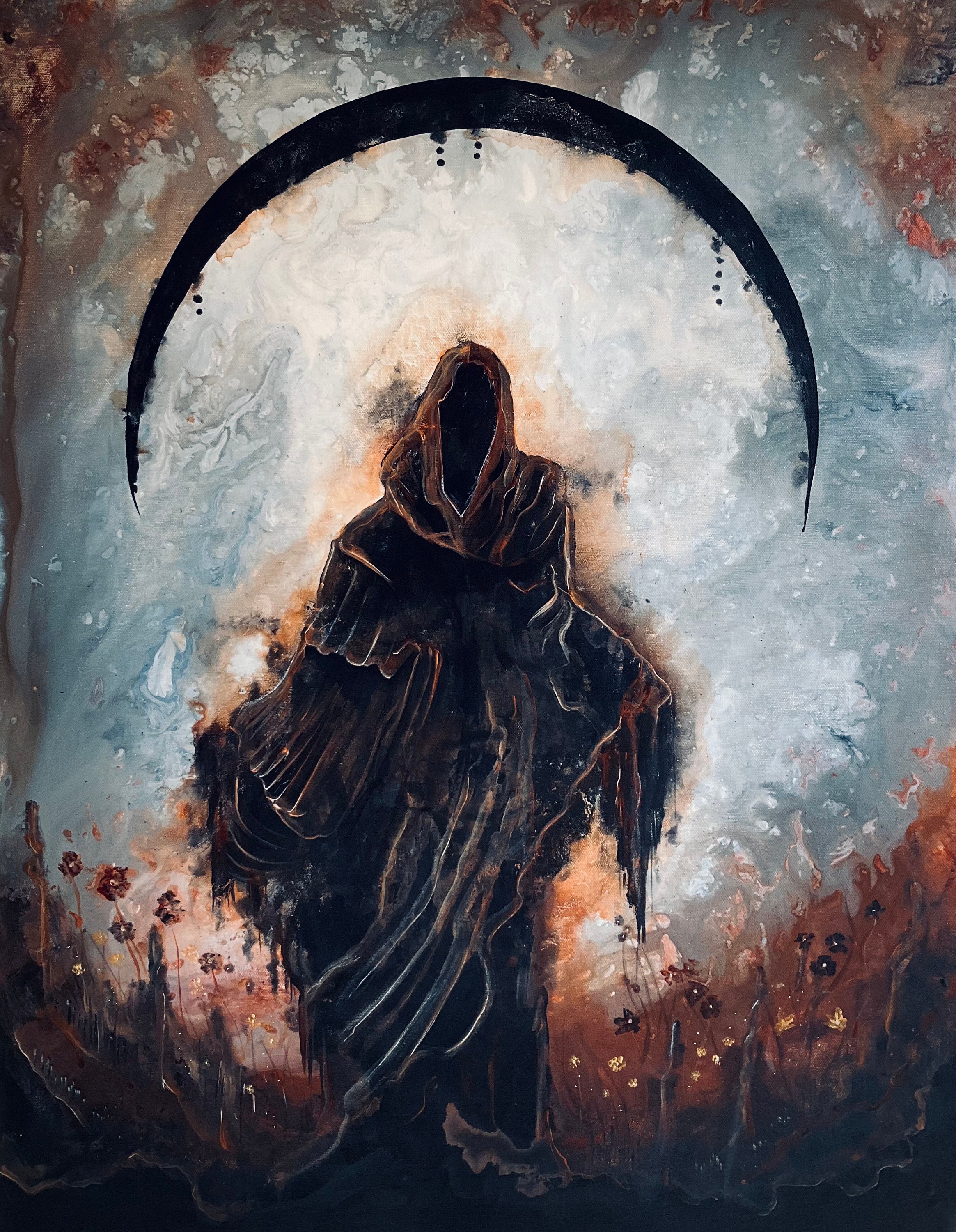 Dark Cloaked Figure