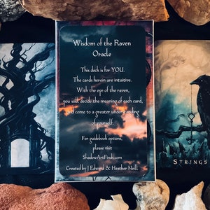 Wisdom of the Raven Oracle Deck - 52 Card Oracle Deck Featuring ...