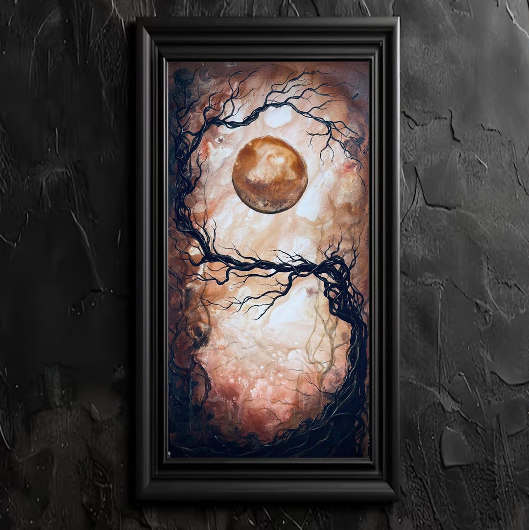 Once Upon a Moon - Printable Wall Art Download - Twisty Tangled Tree ...