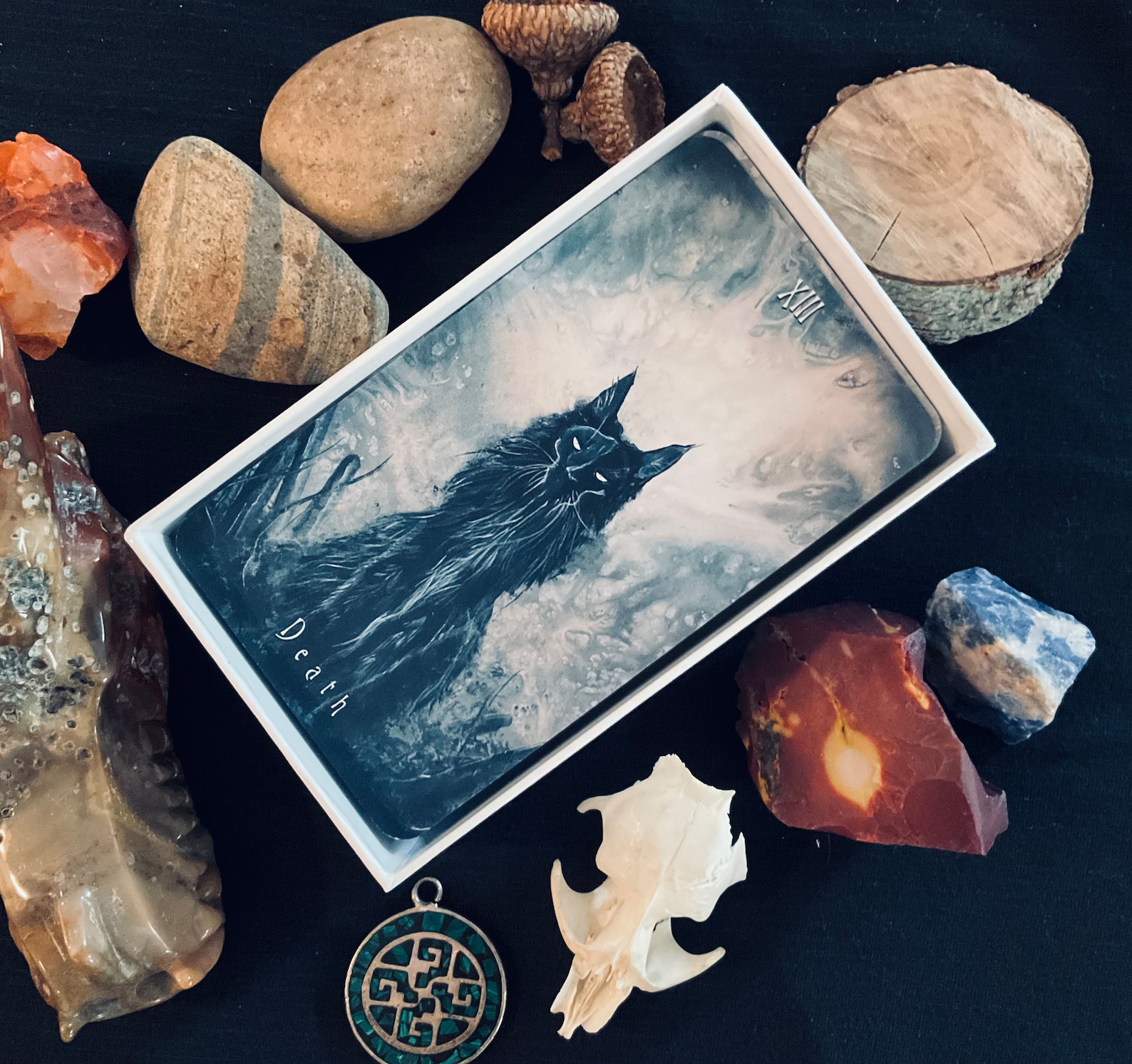 The Haunted Cat Tarot Deck 78 Card Tarot Deck Featuring Original ...
