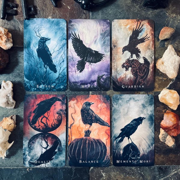 Raven Artwork - Etsy
