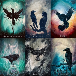 Wisdom of the Raven Oracle Deck - 52 Card Oracle Deck Featuring ...