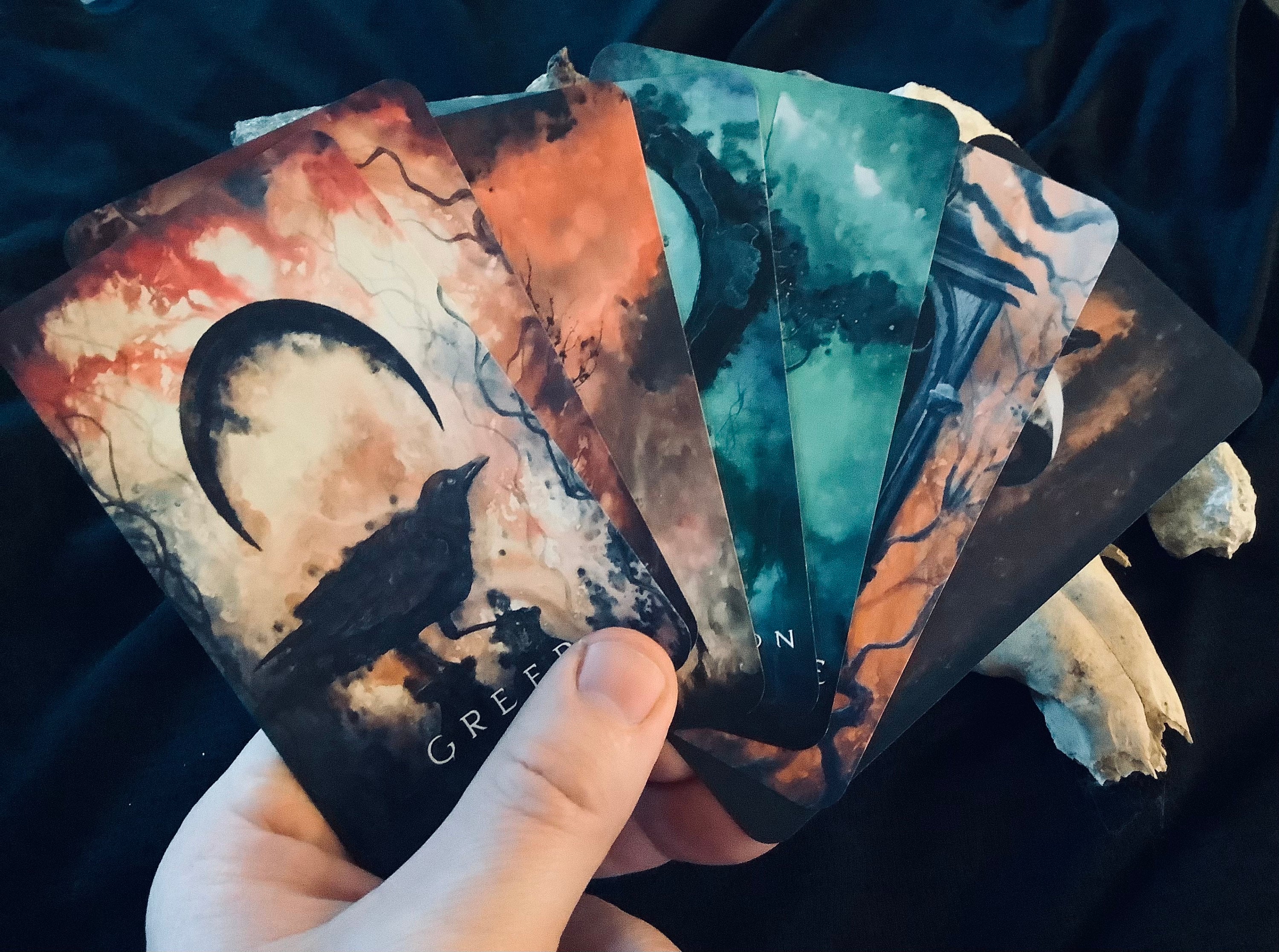 Spirits & Shadows Oracle Deck 52 Card Intuitive Oracle Deck - Etsy