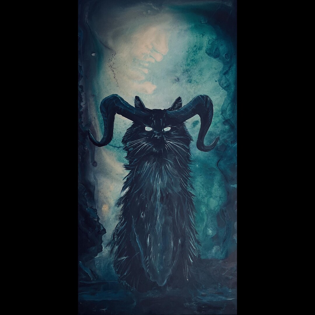 Summoned for Supper Printable Digital Art Download Dark & Hungry Long ...