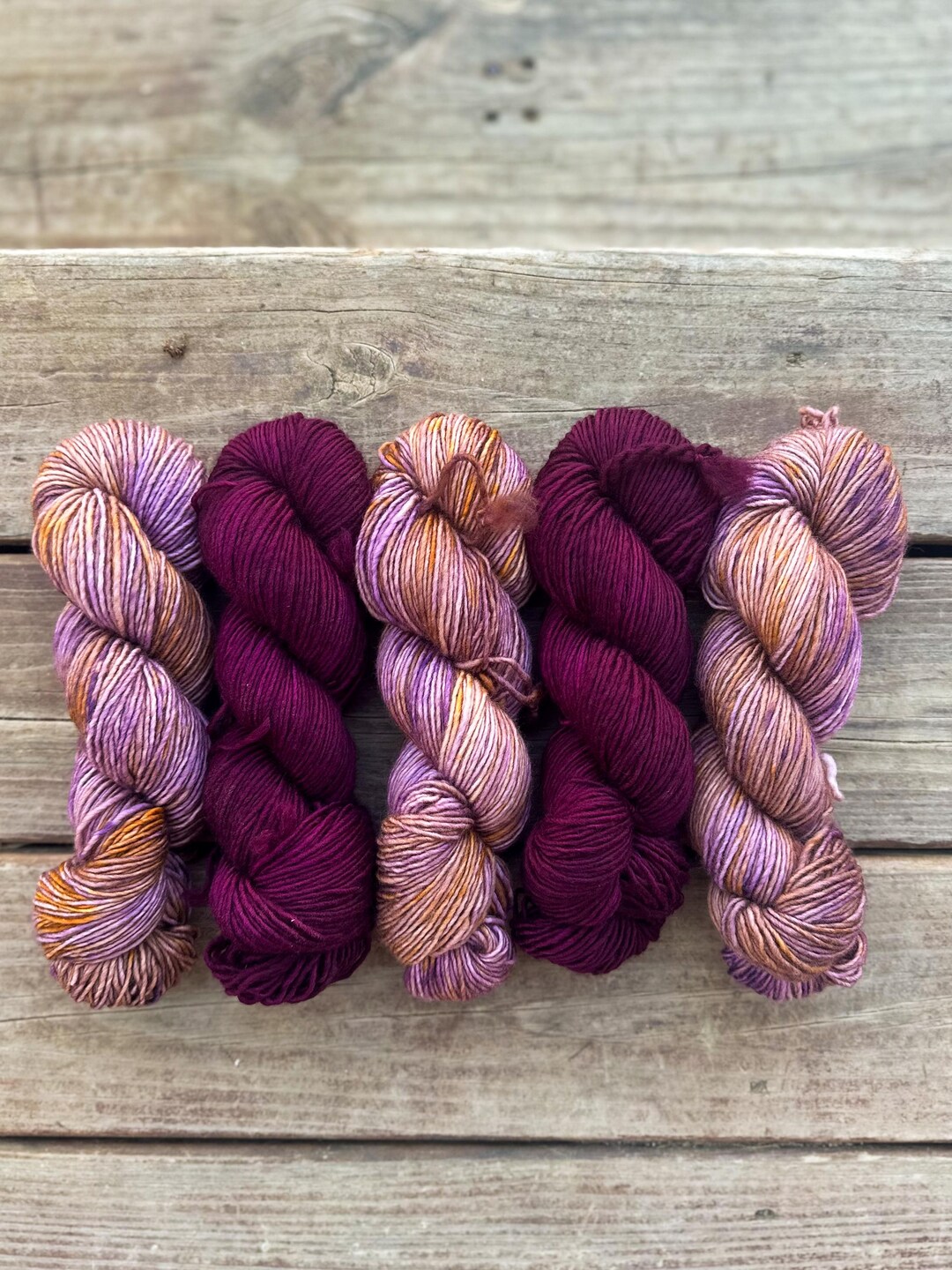 Hand Dyed Pure Merino Single Ply Yarn | Spring Inspired Colorways on ...