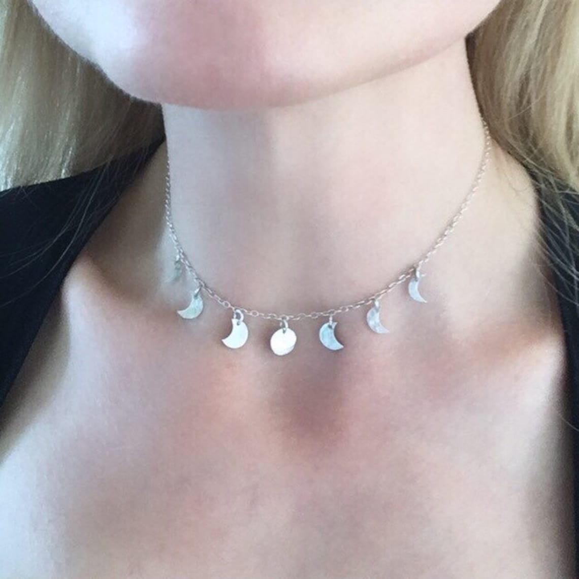 Moon Phase Necklace | Etsy