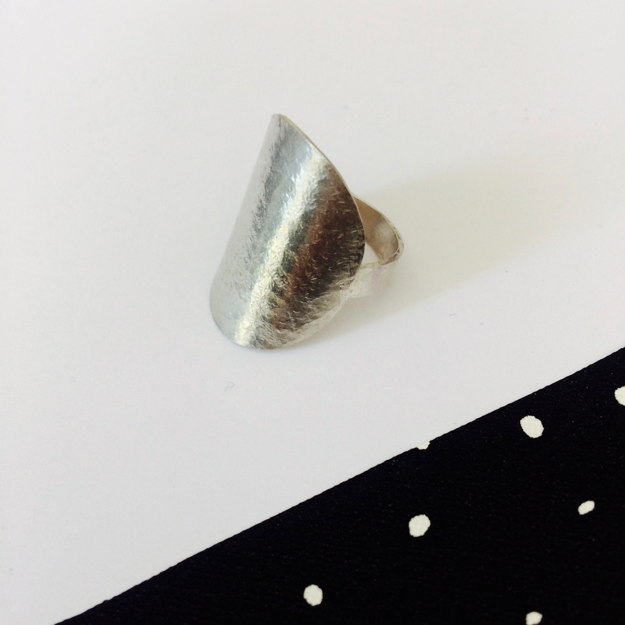 Large Sterling Silver Ring - Etsy UK