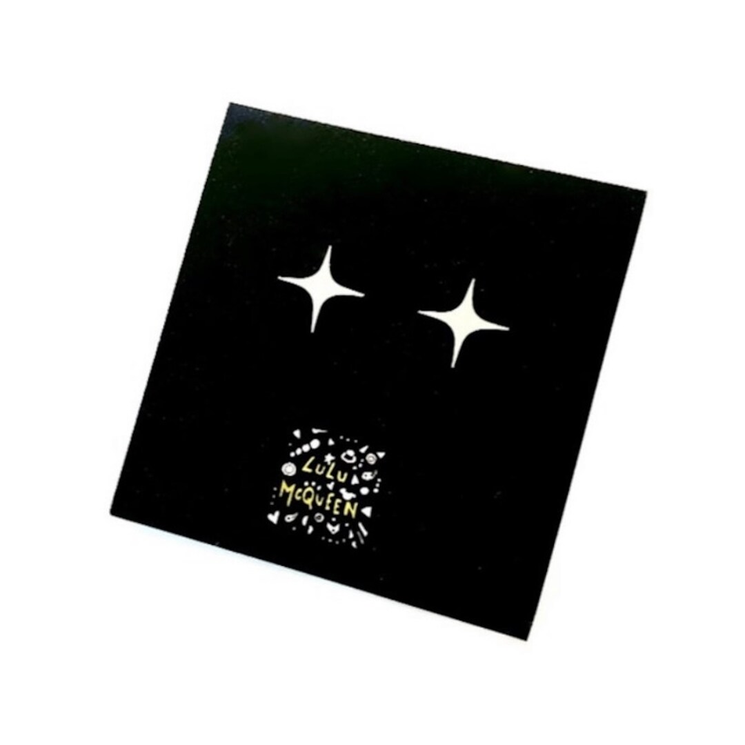 4 Point Star Stud Earrings - Etsy