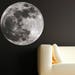 Full Moon Wall Sticker Moon Wall Decal Space Wall Sticker - Etsy