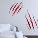 CLAWS WALL DECAL, Horror Wall Sticker, Halloween Wall Decal, Horror ...