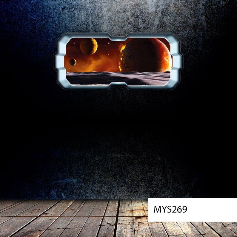 PLANET WALL STICKERS Galaxy Vinyl Decal Space Wall Sticker | Etsy