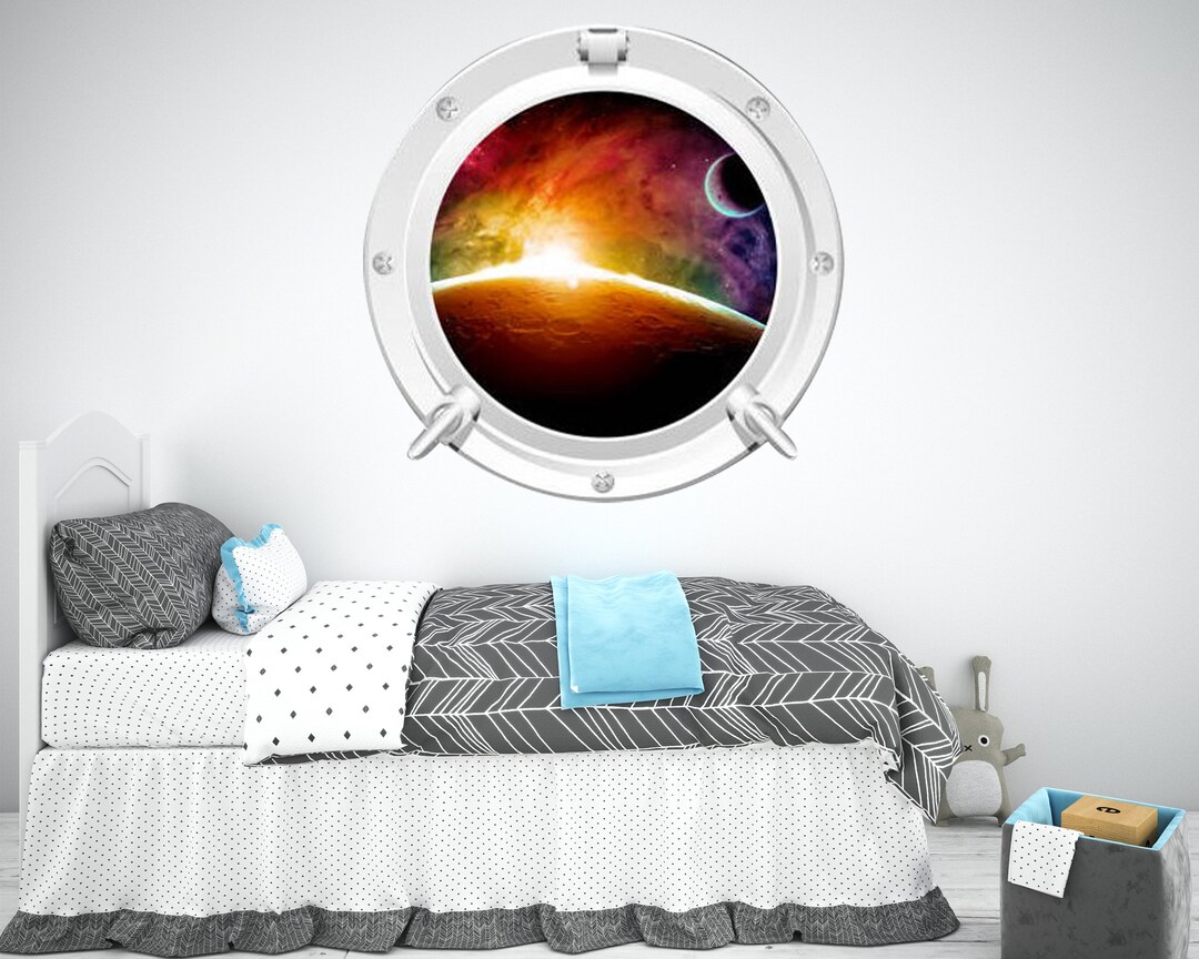 Stellar Mural Art, Celestial Room Decor, Outer Space Vinyl, Universe ...