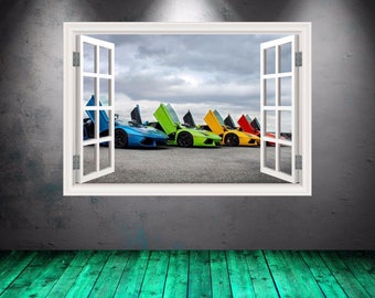 Lamborghini Wall Sticker - Etsy