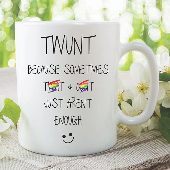 TWUNT COFFEE MUG Funny Rude Mug Dirty Coffee Cup - Etsy