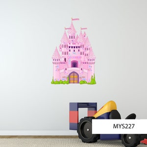 CASTLE WALL DECAL, Bedroom Wall Sticker, Vinyl Wall Sticker, Tale ...