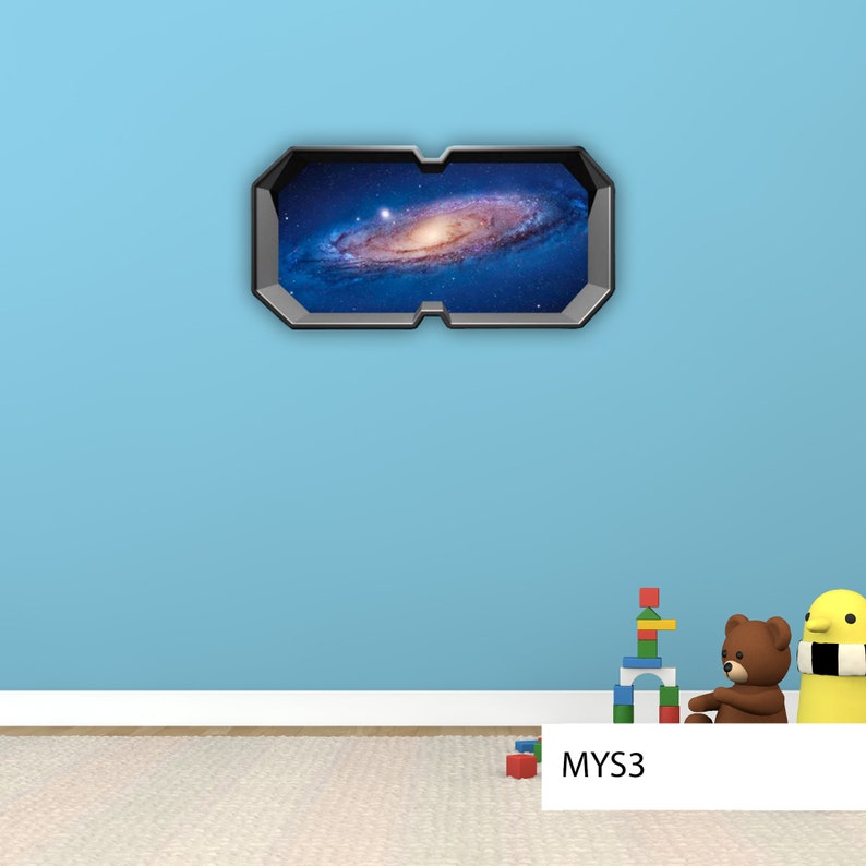 GALAXY STARS DECAL, Cosmic Wall Art, Milky Way Sticker, Outer Space ...