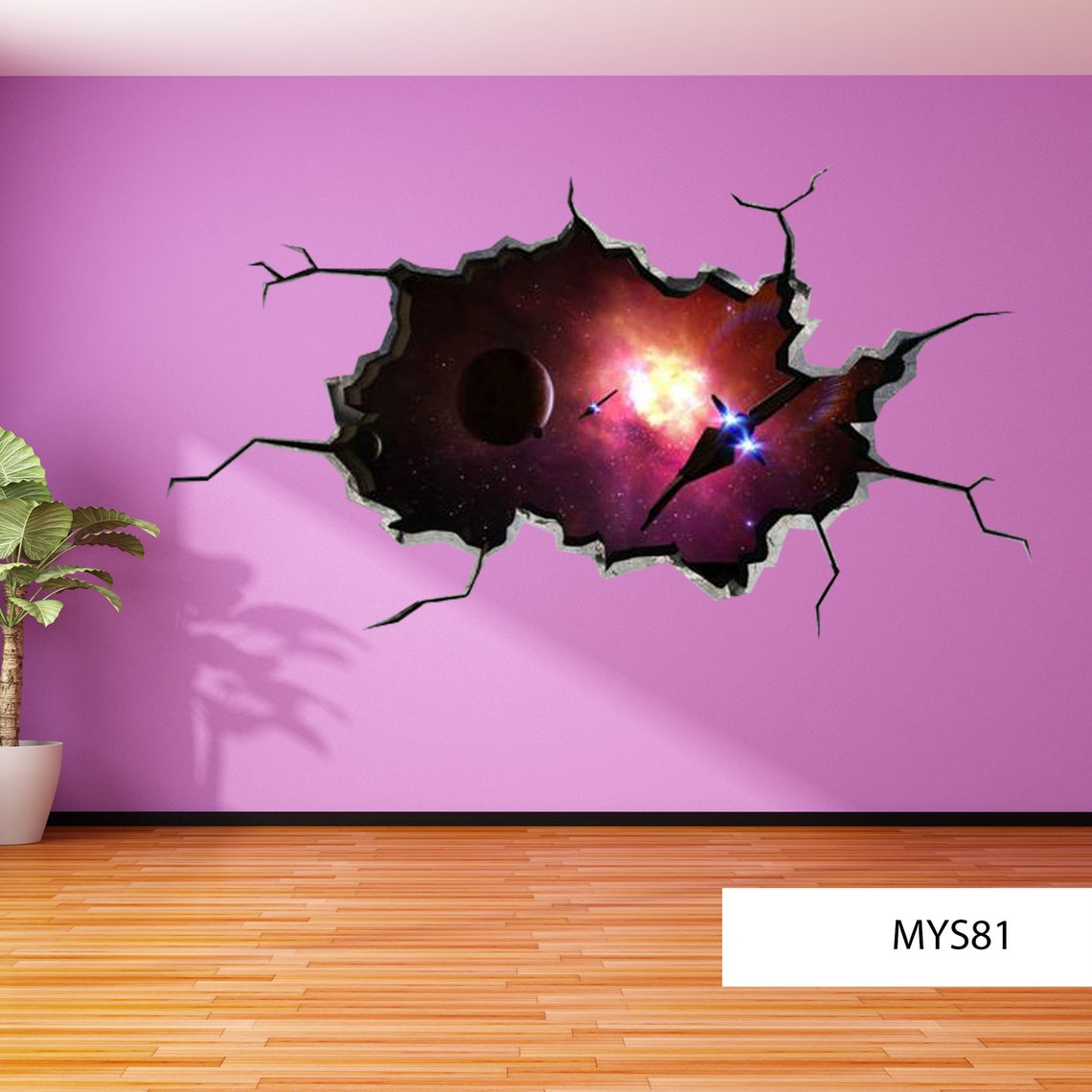 EARTH SPACE STICKER Nasa Wall Decal Galaxy View Sticker - Etsy