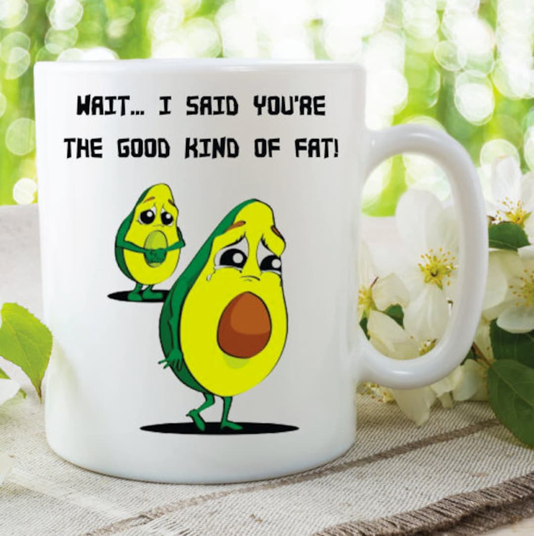FAT COFFEE MUG, Avocado Coffee Mugs, Ceramic Coffee Mug, High Quality ...