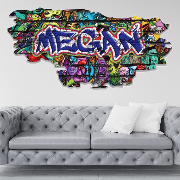 Graffiti Wall Art - Etsy