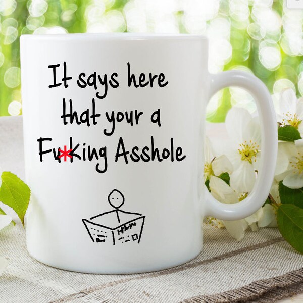 Rude Tea Cup - Etsy
