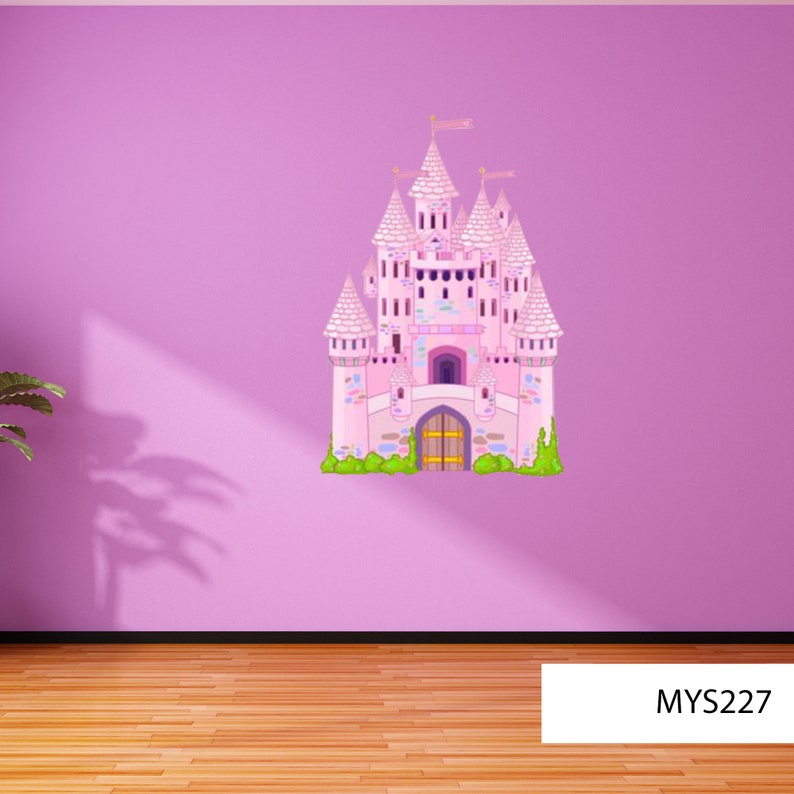 CASTLE WALL DECAL Bedroom Wall Sticker Vinyl Wall Sticker - Etsy