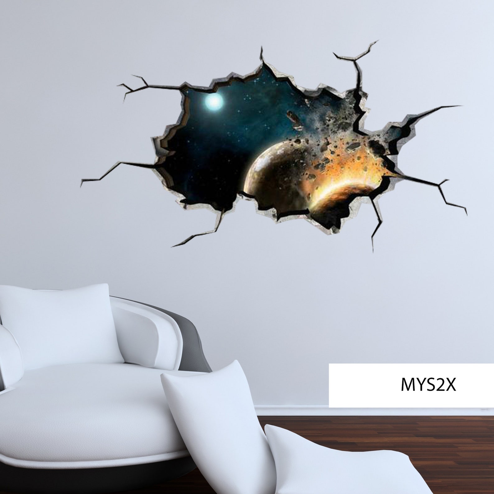 GALAXY VINYL DECAL Space Wall Stickers Planet Wall Stickers - Etsy