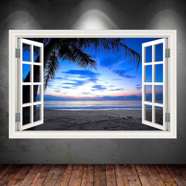 Sunset Wall Decal - Etsy