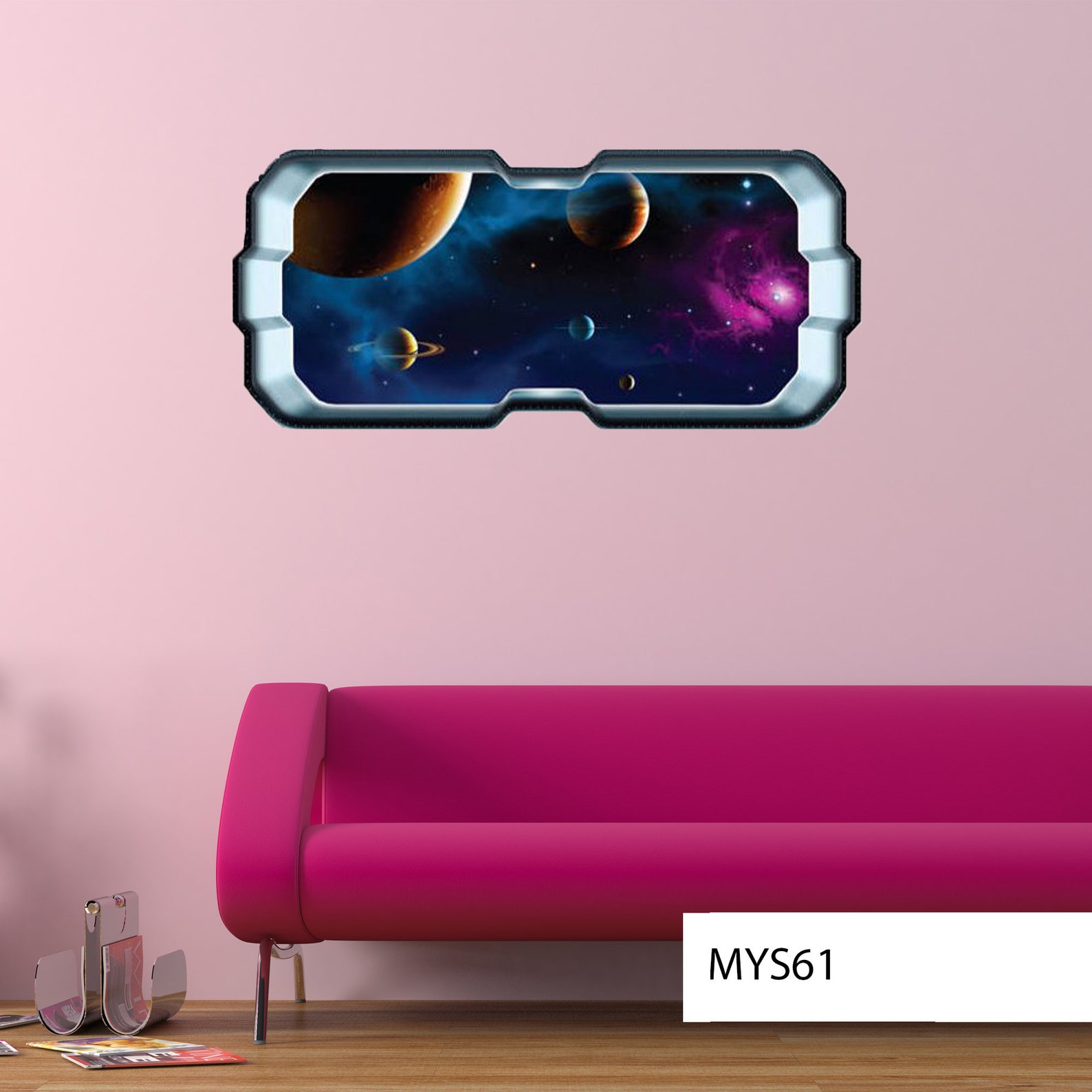 PLANET WALL STICKER Planet Mars Sticker Solar System Decal - Etsy