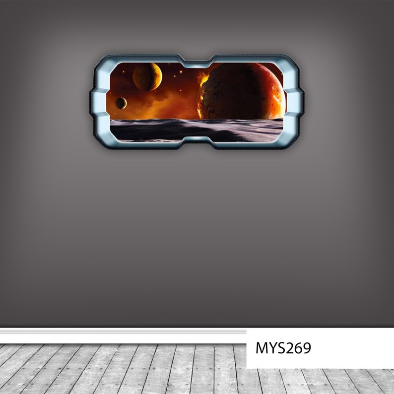 PLANET WALL STICKERS Galaxy Vinyl Decal Space Wall Sticker | Etsy